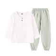 ATOGUTA Boys Clothes Long Sleeve Tops and Pants Set Soft Clothing Sets ...