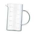 CUTICATE Glass Measuring Cup Measuring Jug,Sturdy,Easy to Read,Portable ...