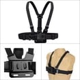 Action Camera Accessories Kit with Chest Mount, Head Strap, and ...