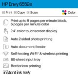 HP Envy 6552e Wireless All-in-One Color Photo Inkjet Printer, Scanner ...