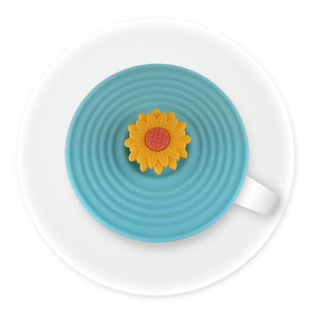 Tohuu Silicone Cup Cover Cute Silicone Lids for Cups Drink Covers ...