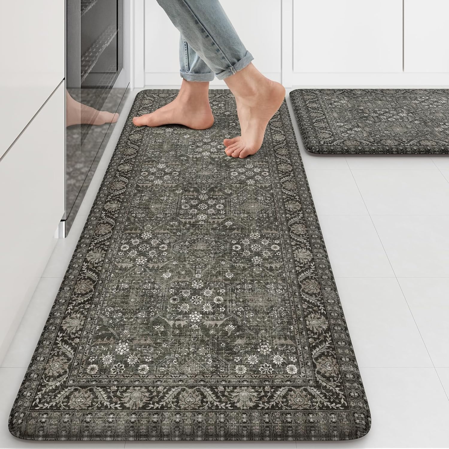 Click here for Siabc-Anti Fatigue Mat Kitchen Rug 2pcs  Waterproo... prices