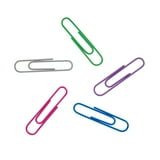 Office Depot® Brand Jumbo Paper Clip Combo Pack, 2", Assorted Colors ...