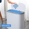 Tuphregyow 13 Liter/3.4 Gallon Touchless Sensor Trash Can Small ...