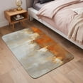 Abstract Oil Painting Front Door Mat Indoor Entrance, Orange Grey ...
