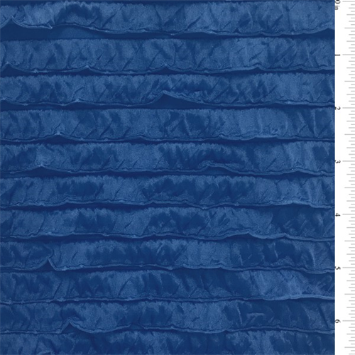 Royal Blue Ruffle Knit, Fabric By the Yard - Walmart.com