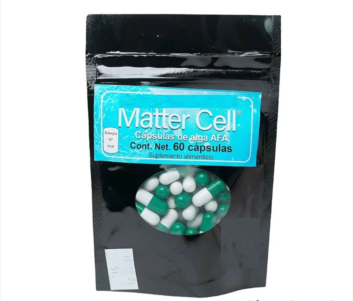 Suplemento Alimenticio - Alga AFA - 60 capsulas MATTER CELL Bolsa de 60 ...