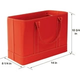 HOME DISTRICT Chic File Organizer Tote - Important Document Organizer ...