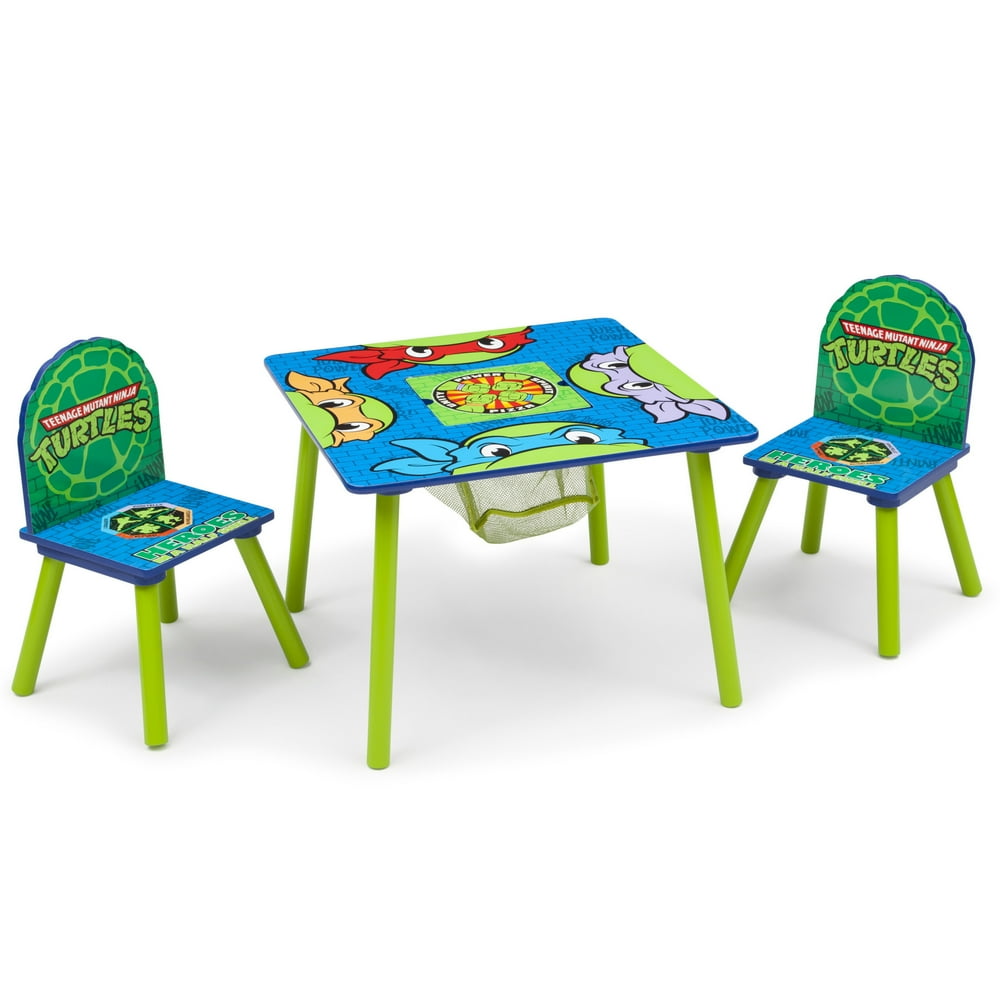 Nickelodeon Teenage Mutant Ninja Turtles Wood Kids Storage Table and ...