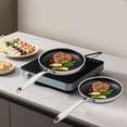 2PCS Stainless Steel Pan Non Stick Frying Pans with Honeycomb Pattern ...