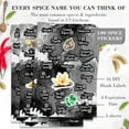 Spices Jar Labels Preprinted - 120 pcs Minimalist Spice Labels Stickers ...