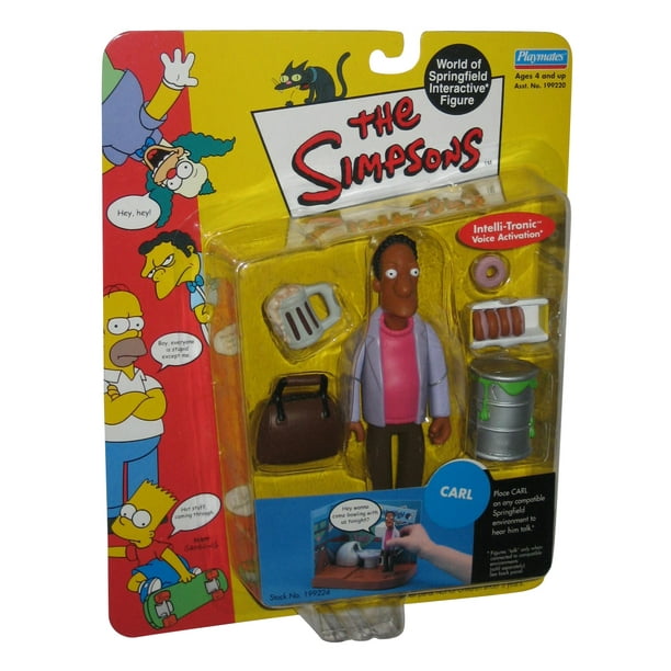 Simpsons World of Springfield Carl Series 6 Playmates Figure - Walmart ...