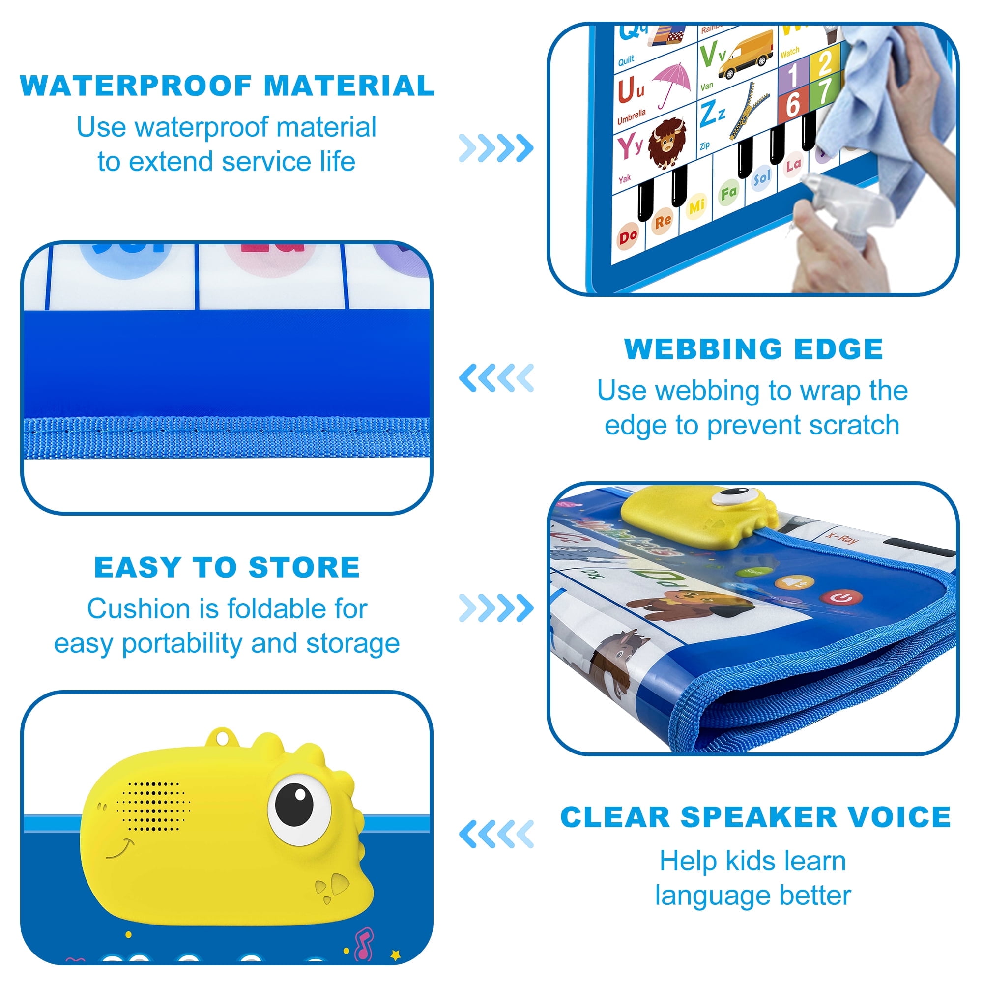 Adofi Electronic Interactive Alphabet Wall Chart, Bermuda | Ubuy