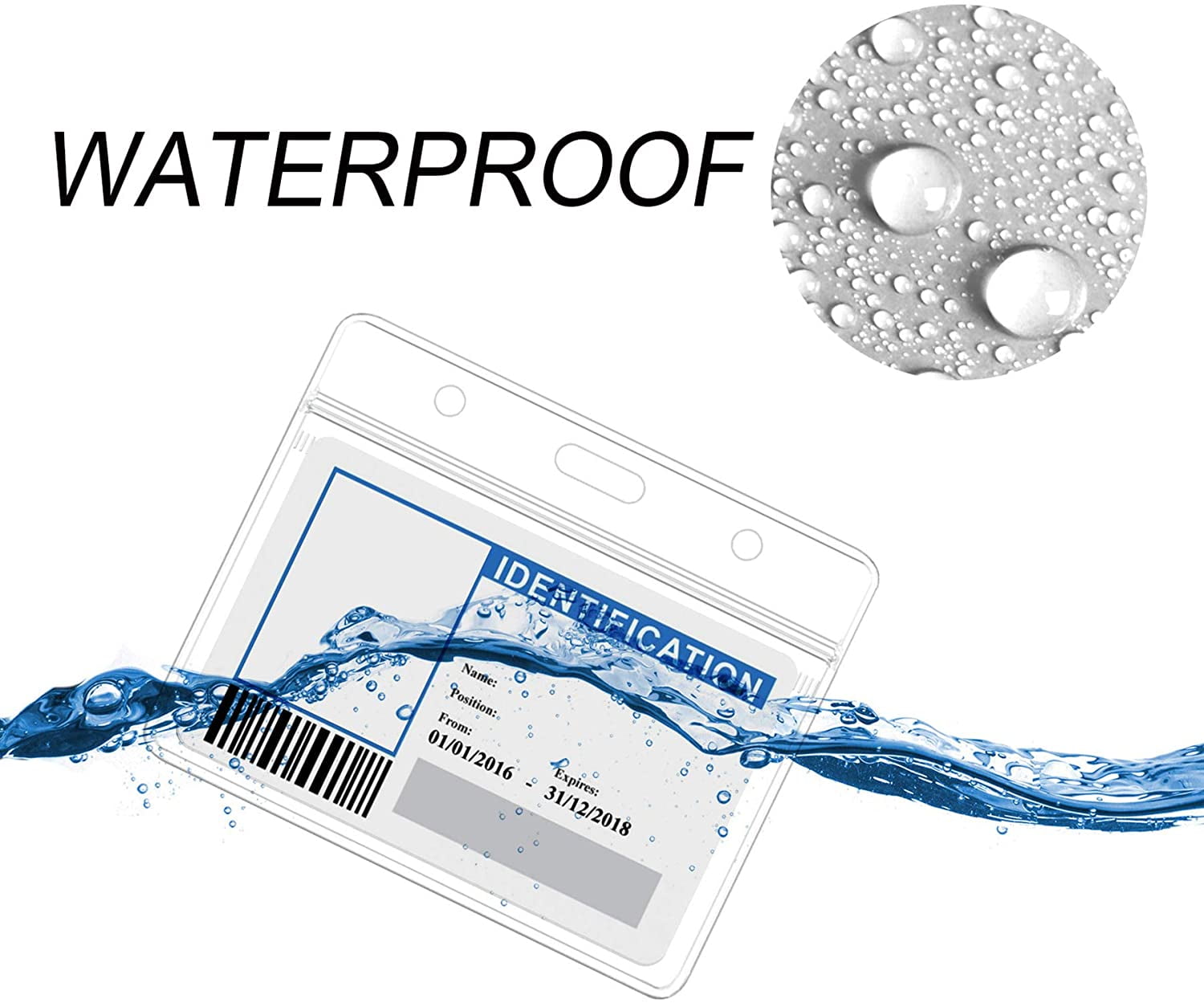 Buy CDC ID Card Protector Record Vaccine Cards Cover Holder COVID-19 4 ...