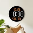 10" Electronic Clock Large Screen Digital Clock Clear to Read Large LED ...