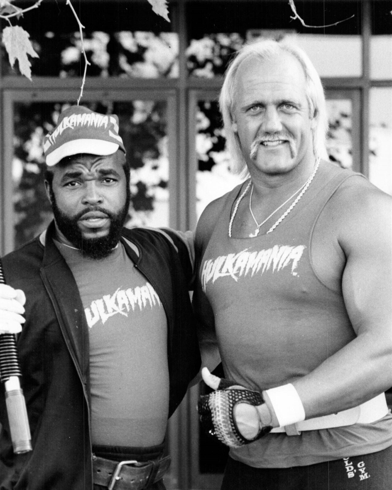 Mr T and Hulk Hogan strong man legends together 5x7 inch photo ...