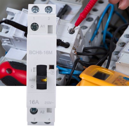 Electrical Equipment Household AC Contactor Switch BCH8-16M With Manual ...