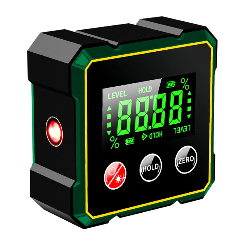 Angle Gauge Láser Display Digital Inclinómetro Medidor Ángulo Magnético ...