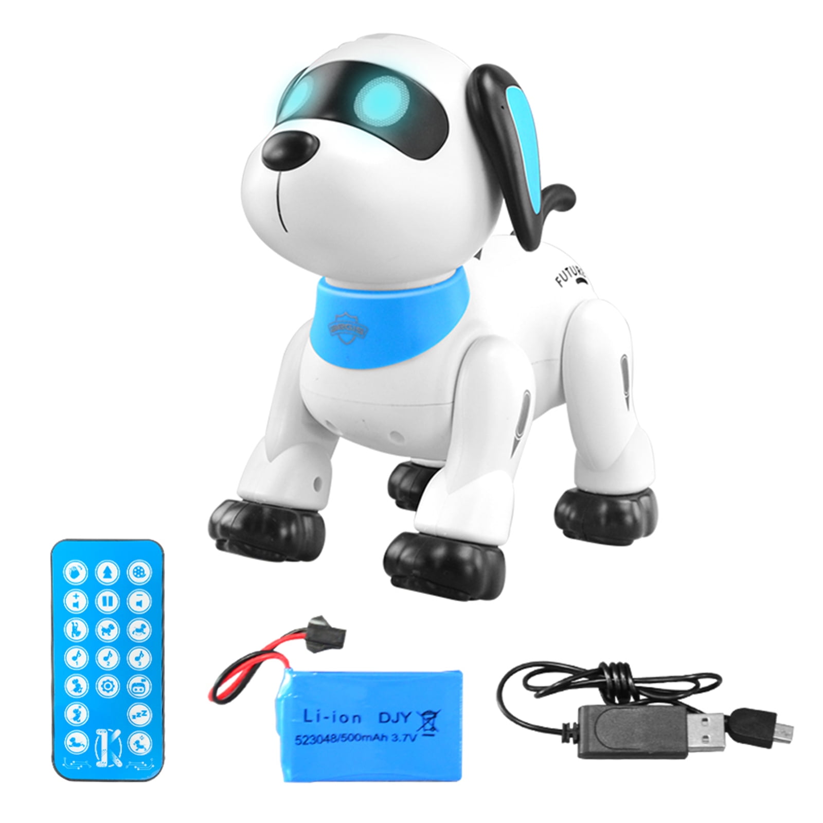 LoyGkgas Robot Stunt Dog Voice Control Walking Dancing RC Interactive ...