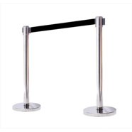Costway 6Pcs Stanchion Posts Queue Pole Retractable 3 Velvet Ropes with ...