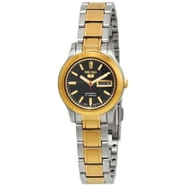 Seiko Series 5 Automatic Gold Dial Ladies Watch SYMA38 - Walmart.com
