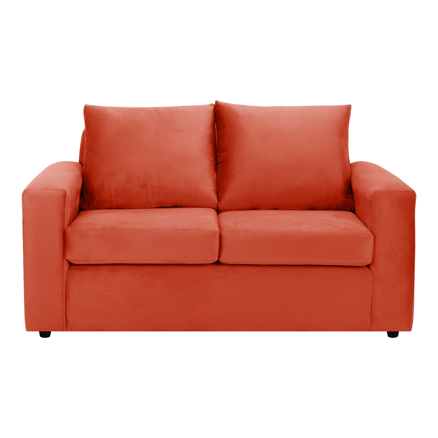 Sofa Kendy 2C Felpa 30 Naranja | Knasta Chile