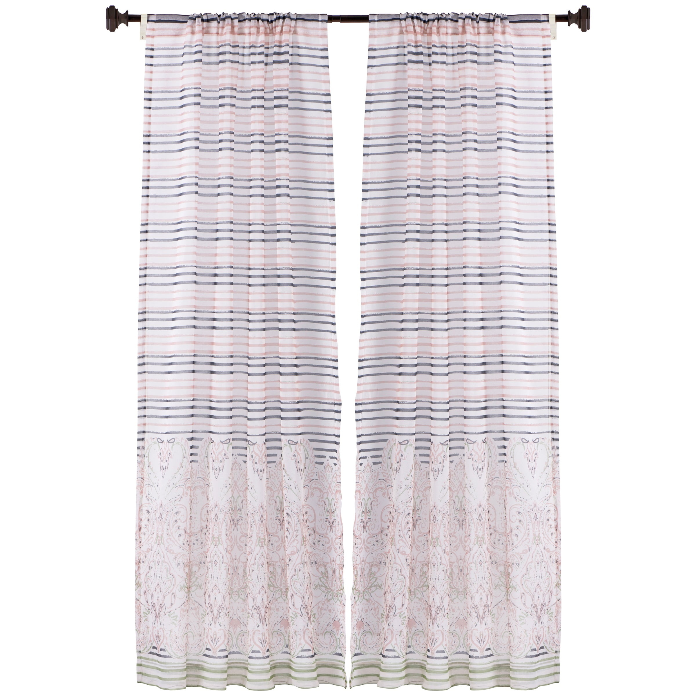 Mainstays Laced Stripe Panel, Set of 2 - Walmart.com