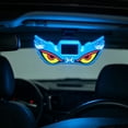 Solar Demon Eye LED Car Window Light, Wireless no Drill Solar and USB ...