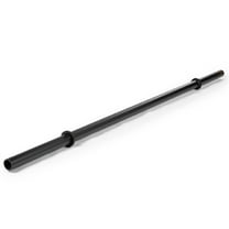 Titan Fitness 60 LB Rubber Straight Fixed Barbell, Pre-Loaded Weight ...