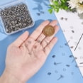 200Pcs 304 Stainless Steel Ball Post Stud Earring Findings with ...