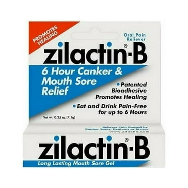 Zilactin Early Relief Cold Sore Medicated Gel, 0.25 Oz. HSA/FSA ...