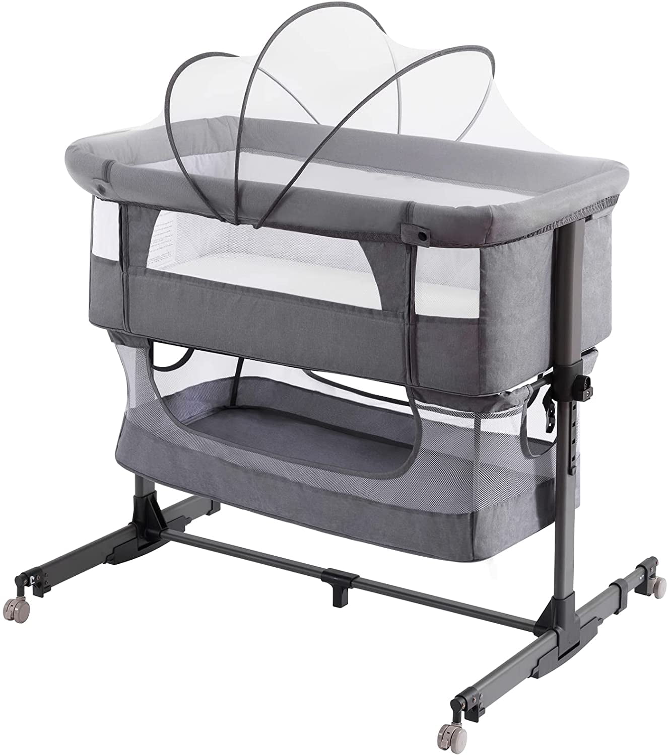 Nordmiex Baby Bassinet 3 in 1 Adjustable Bedside Sleeper Bed for Infant ...