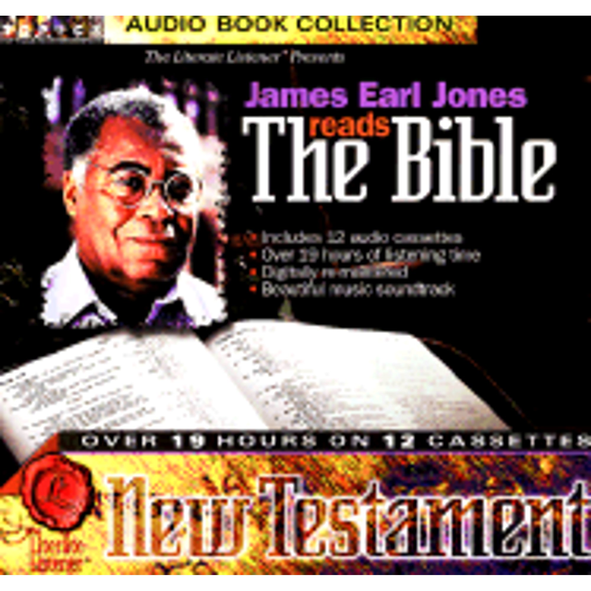 James Earl Jones Reads The Bible New Testament KJV Pre Owned Audiobook James Earl Jones Reads The Bible New Testament KJV Pre Owned Audiobook