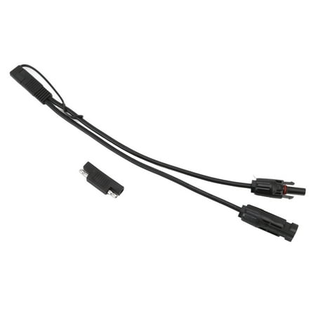 SAE Solar Extension Cable, Insulation Black 10AWG Solar Panel To SAE ...