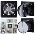 US 4-8'' Bathroom & Kitchen Air Ventilation Extractor Fan Wall-Mounted ...