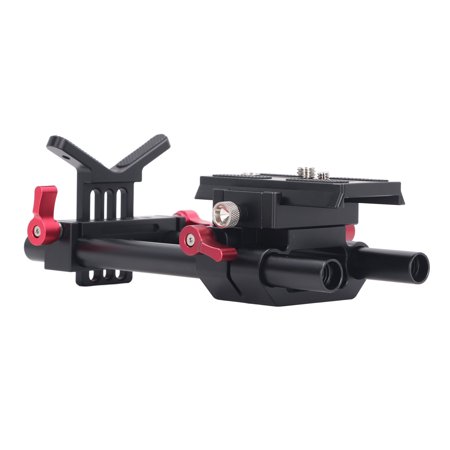 DSLR Camera Quick Release Base Kit, Adjustable Length Universal Support ...