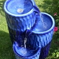 Blue Ceramic Fountain - Serenity in Simplicity, No Lights - Walmart ...