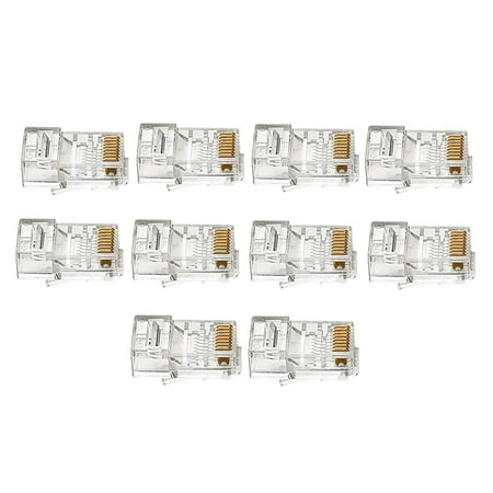 10-pin Connector Network Connector PCB Mount For CAT5 CAT5E CAT6 Cable ...