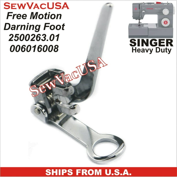 SINGER Compatible Darning / Free Motion Foot 006016008 For SINGER Heavy ...