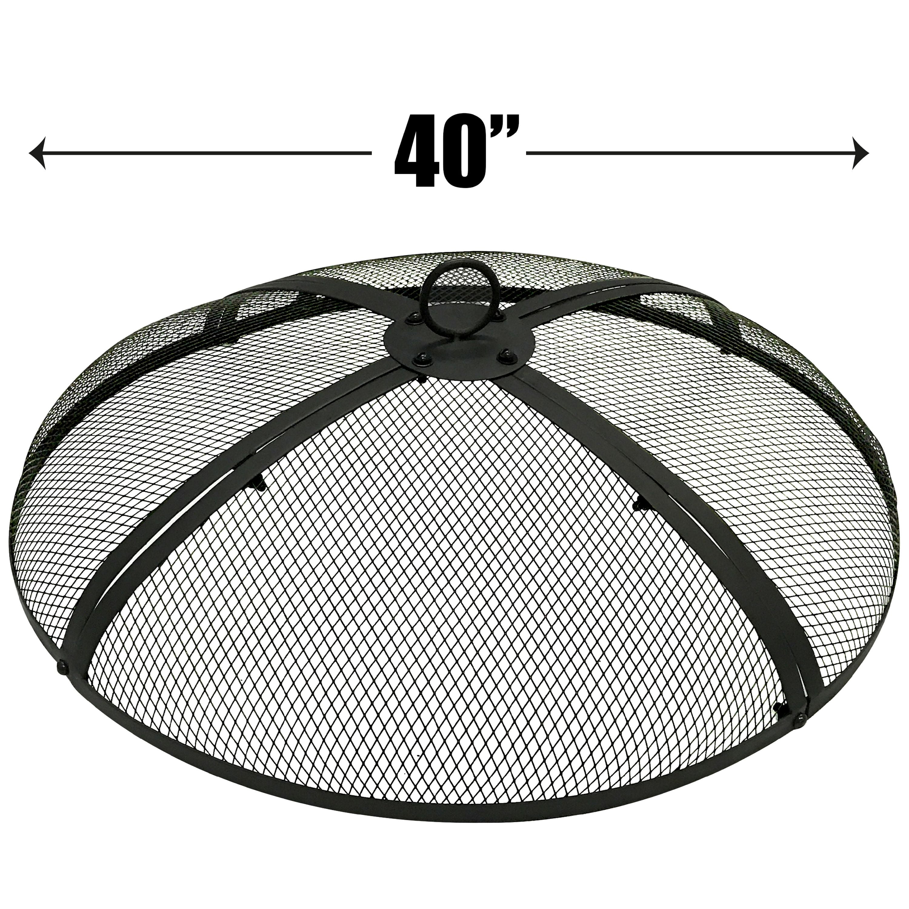 40 INCH FIRE SCREEN – FIRE PIT COVER – FIRE SCREEN PROTECTOR - Walmart.com