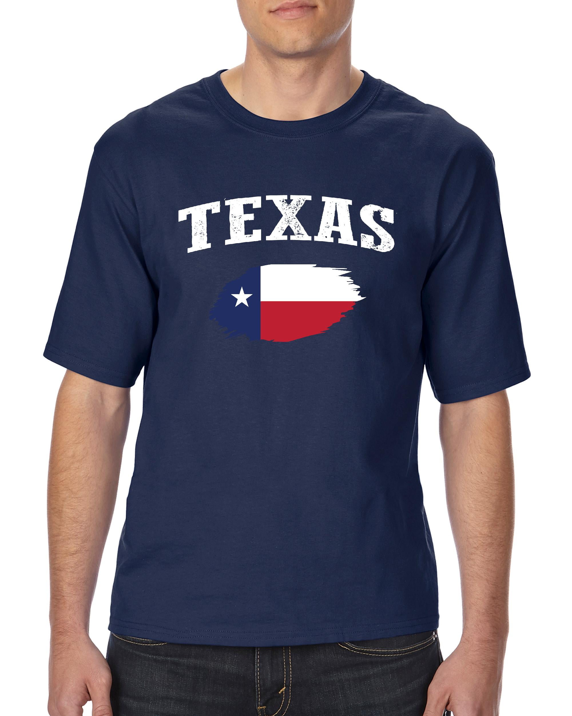 NIB - Big Men's T-Shirt - Texas Flag - Walmart.com