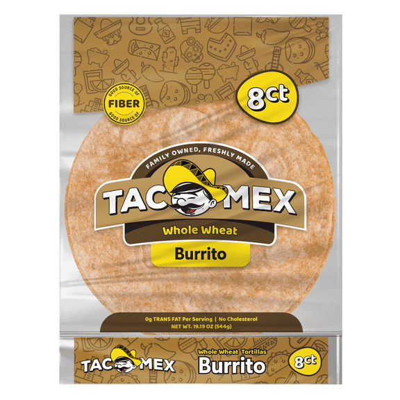 Siete Family Foods Grain Free Flour Wraps for Burrito, 15 oz, 6 Count ...