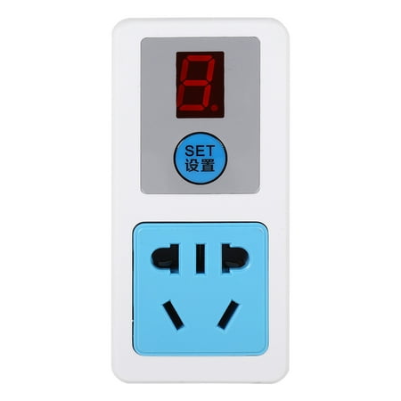Electric Timer Socket, Energy-saving Three-pin Plug Two Modes Timer ...