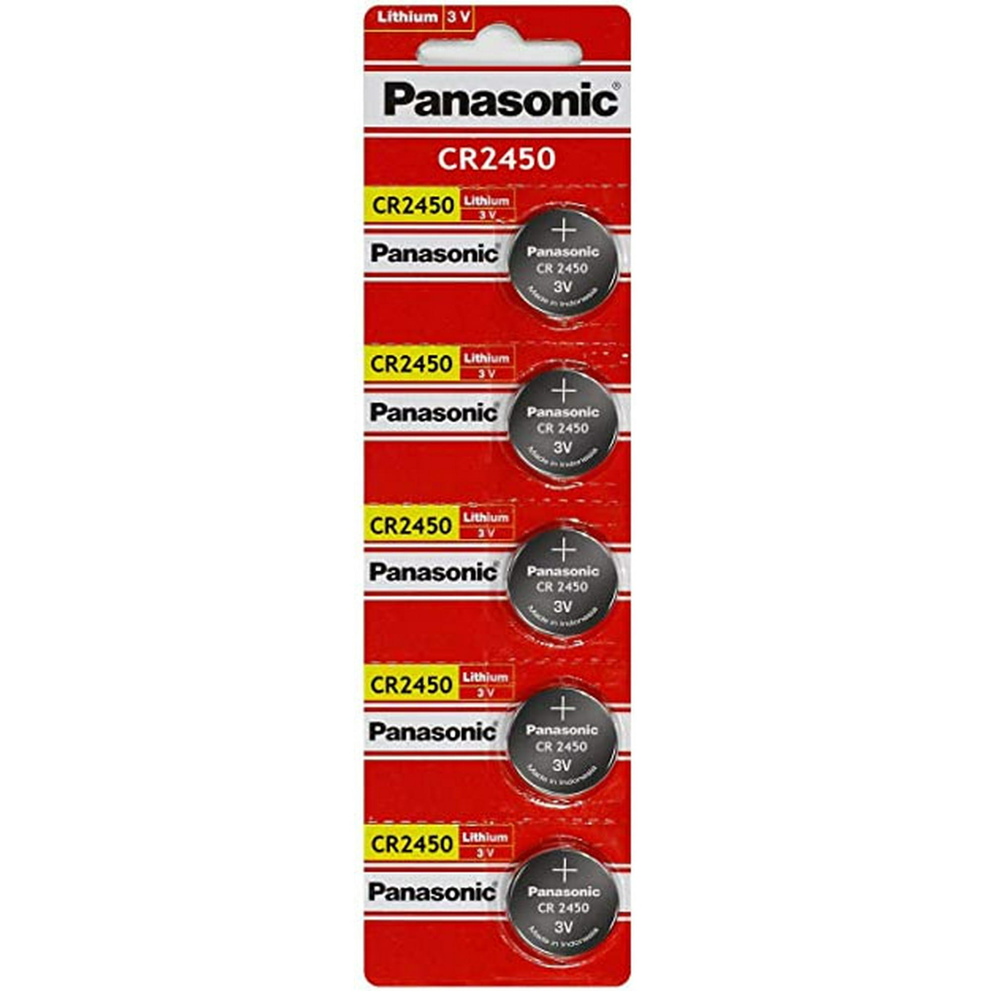 Click here for Panasonic Cr2450 Lithium Battery 3v (Pack Of 5) prices