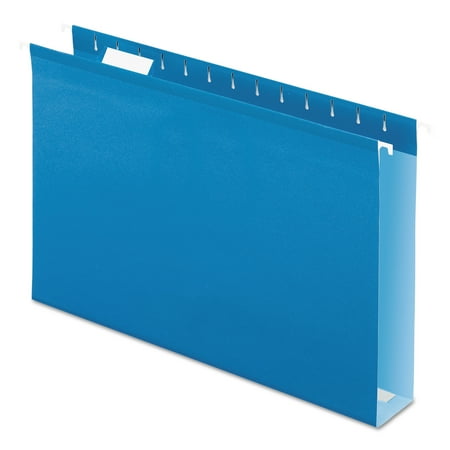 Pendaflex Reinforced 2" Extra Capacity Hanging Folders, Blue, 25ct ...
