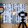12x8ft Photo Backdrop, Abstract Ink Droplets Soft Polyester Backdrop ...