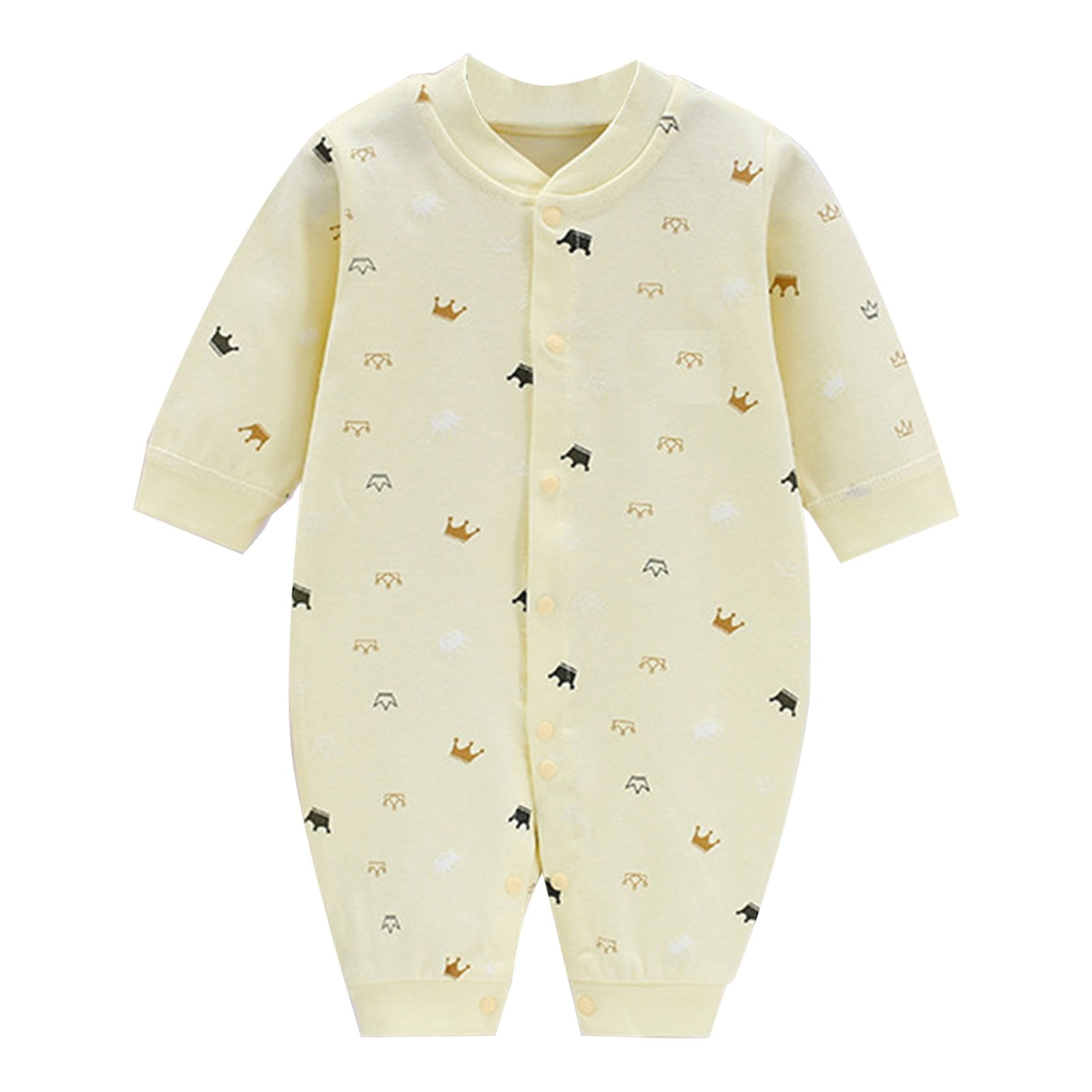 Click here for Pisexur Baby Boys Girls Rompers V Neck Long Sleeve... prices