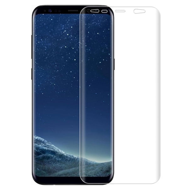 Samsung Galaxy S8 - TPU Silicone Film Screen Protector Full Cover Edge ...