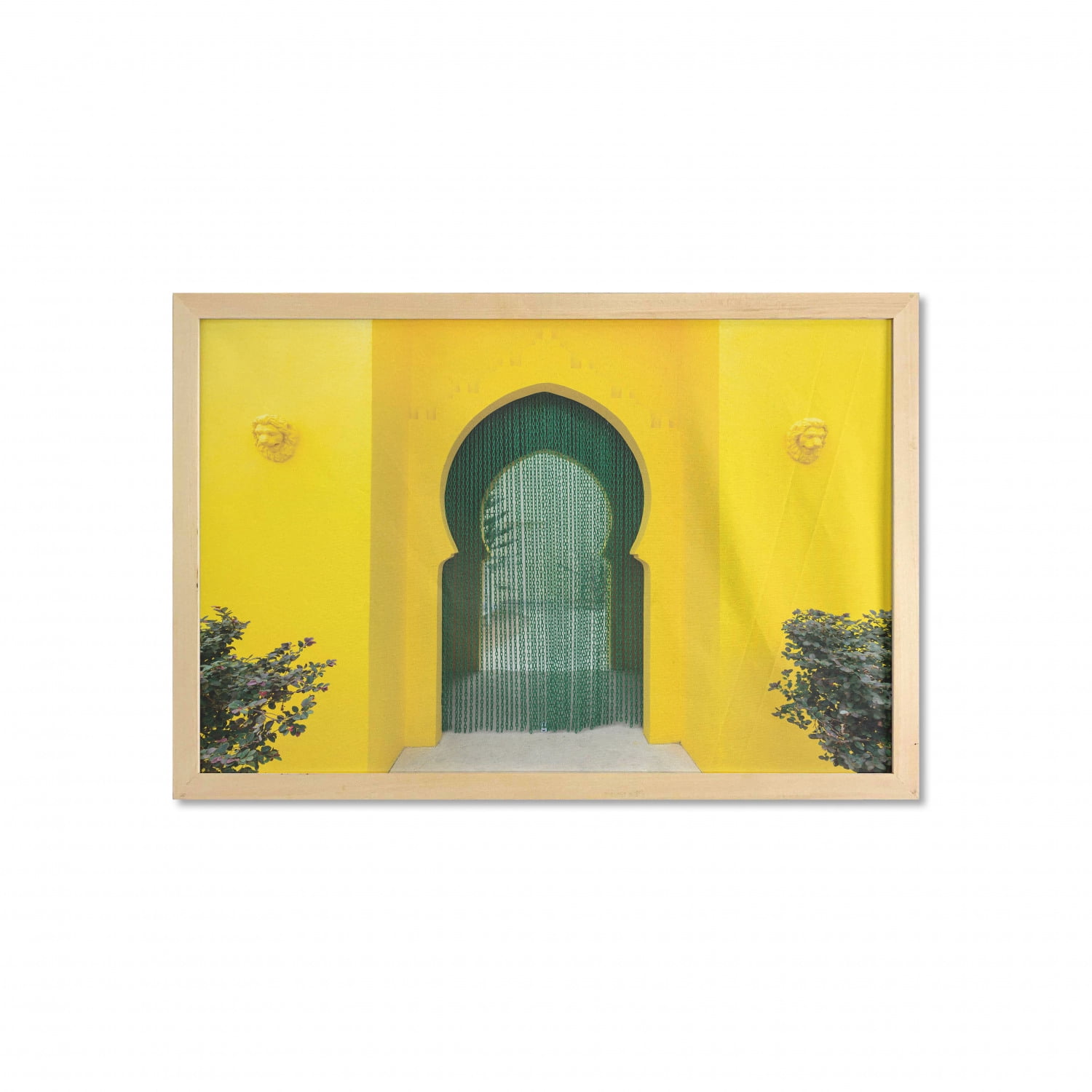 Orient Wall Art with Frame, Morroccan Oriental Walkway Old Eastern ...