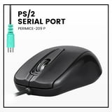 Perixx Perimice-209 P, Wired PS2 Mouse with 1000 DPI Resolution, Black - Walmart.com